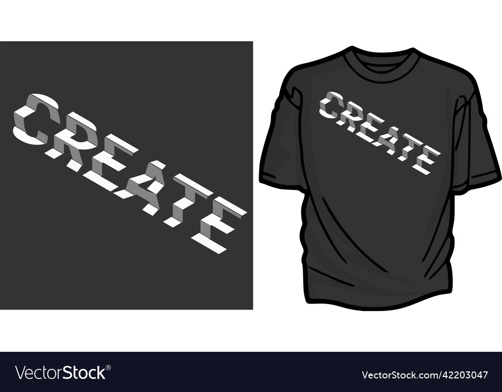 Create step effect font file Royalty Free Vector Image