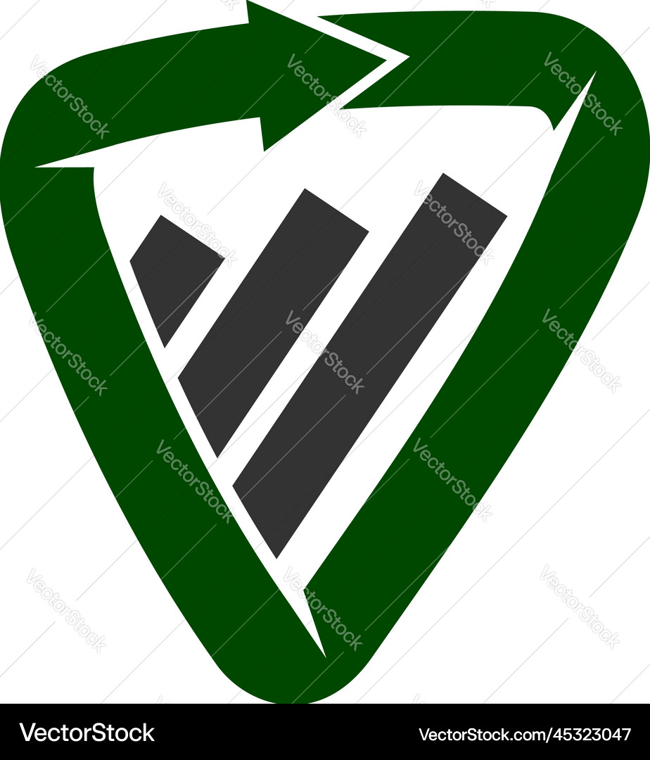 Financial advisors logo template icon brand Vector Image
