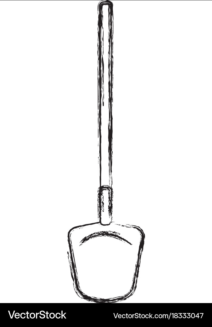 Shovel construction tool Royalty Free Vector Image