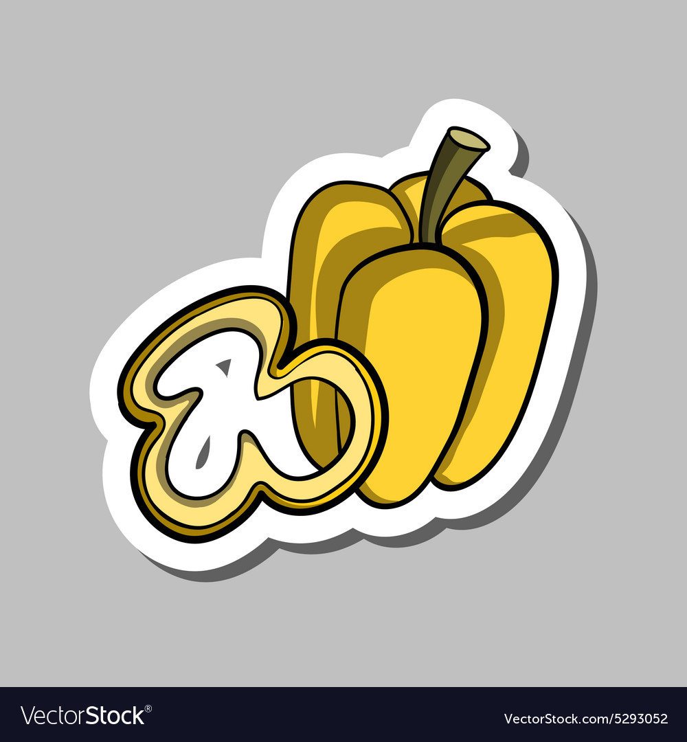 Peppersticker Royalty Free Vector Image - VectorStock