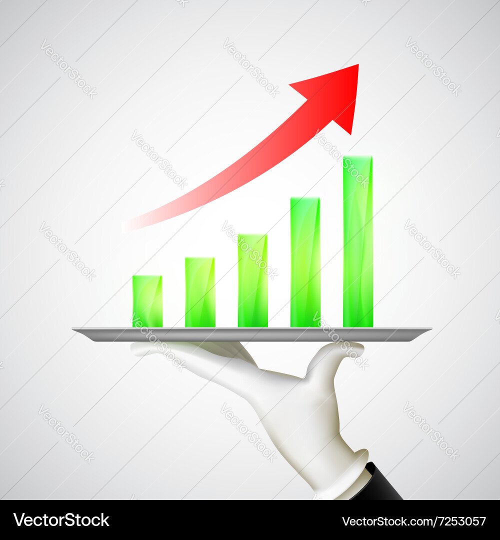Financial charts Stock Royalty Free Vector Image