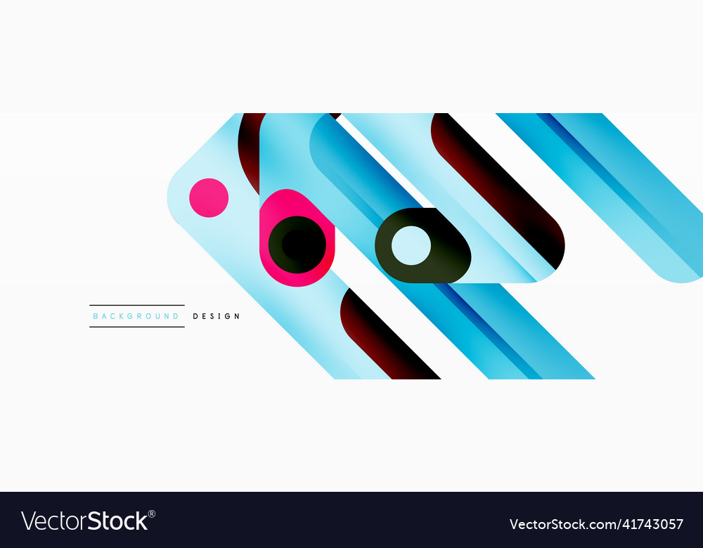 Lines geometric creative abstract background Vector Image