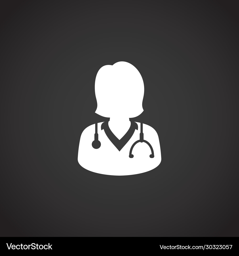 Quarantine related icon on background for graphic Vector Image