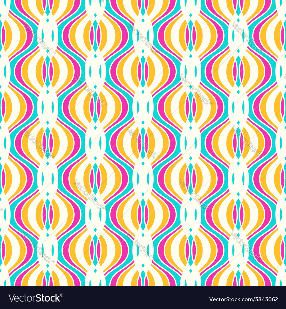 Abstract geometric ogee pattern Royalty Free Vector Image