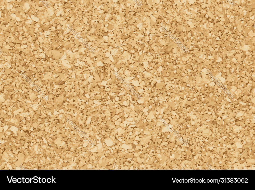 Brown yellow color cork textured background Vector Image
