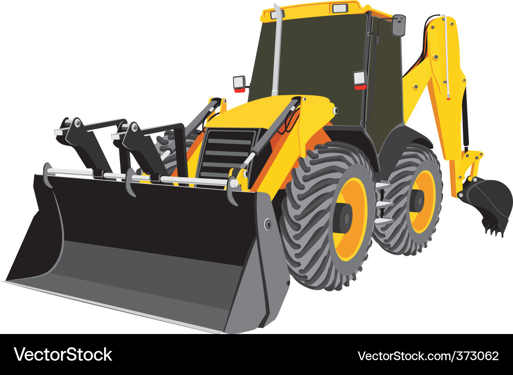 Bulldozer Royalty Free Vector Image - VectorStock