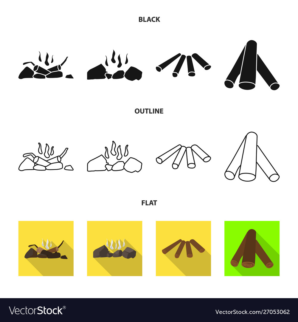 Material and logging icon Royalty Free Vector Image