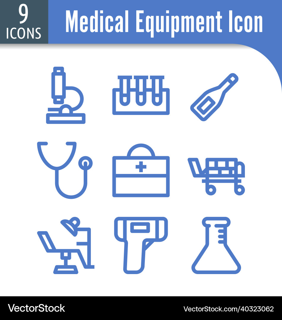 Medical equipment icon2 Royalty Free Vector Image