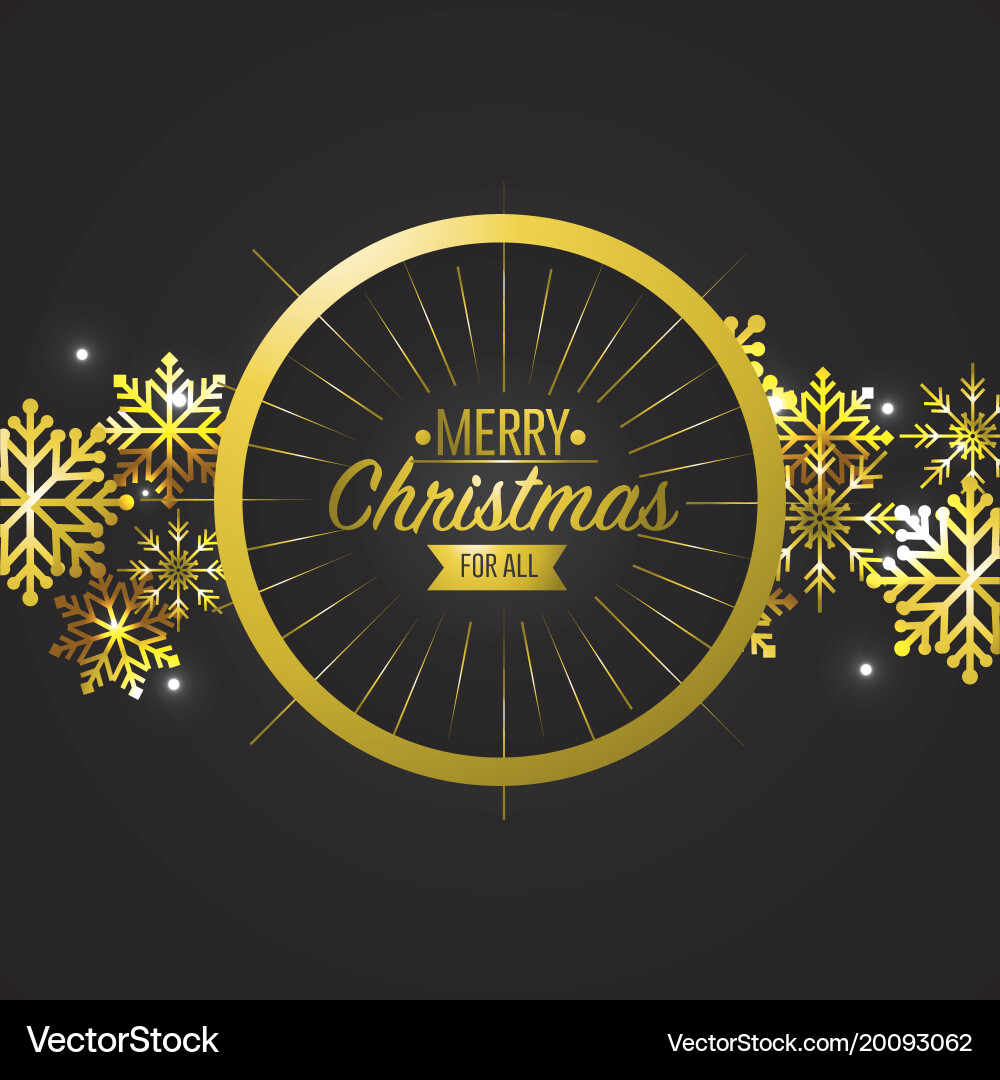 Merry christmas holiday event card Royalty Free Vector Image