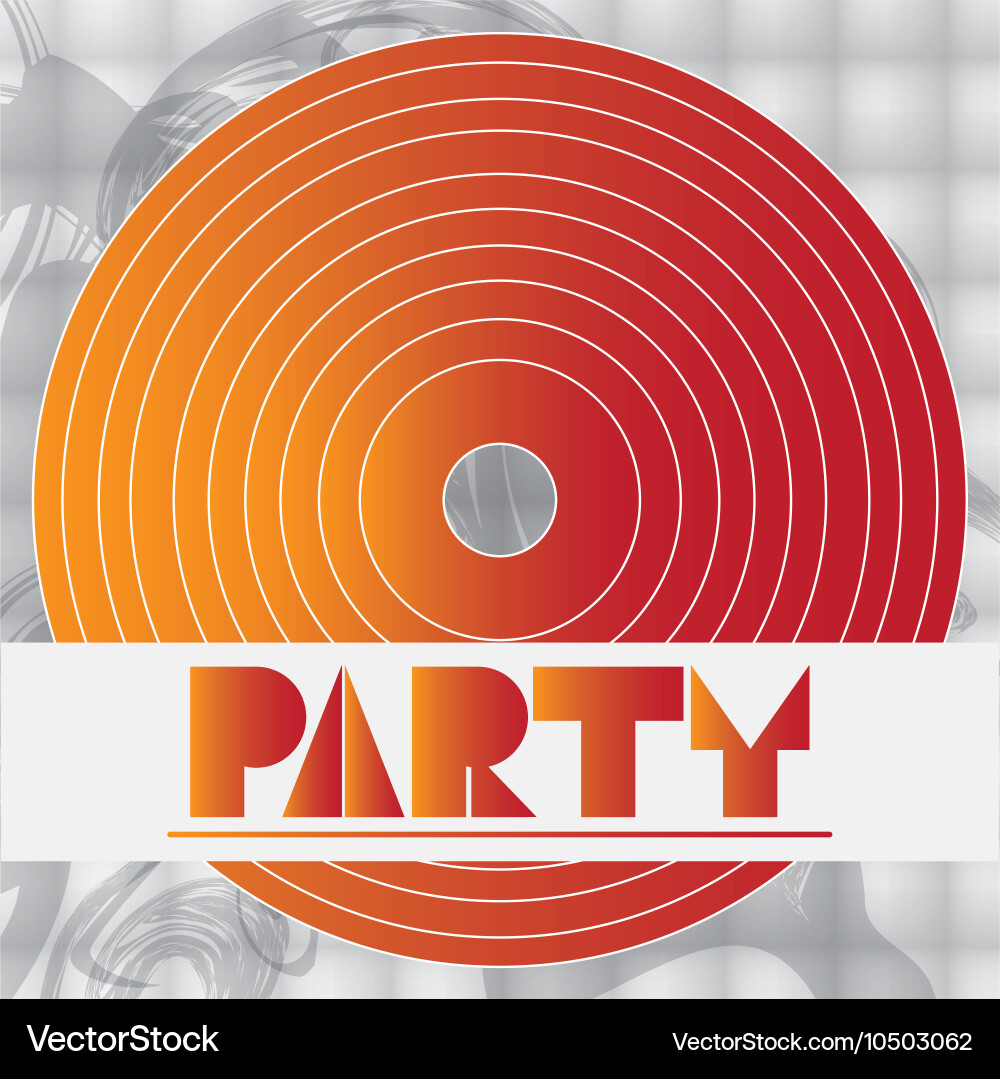 Party advertising card design Royalty Free Vector Image