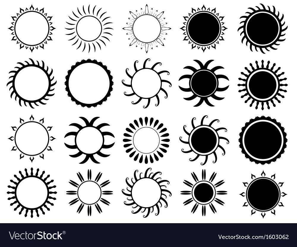 Sun Royalty Free Vector Image - VectorStock