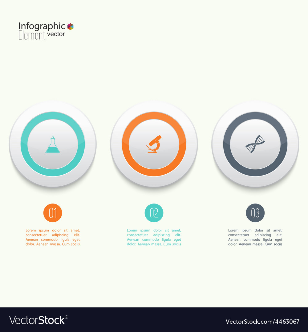 Comparative chart with templates for presentation Vector Image
