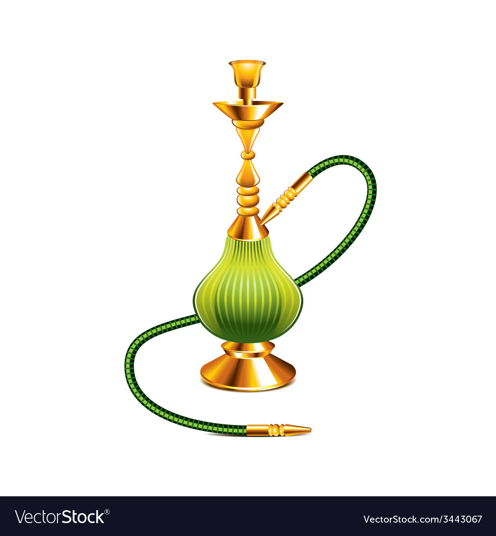 Hookah isolated Royalty Free Vector Image - VectorStock