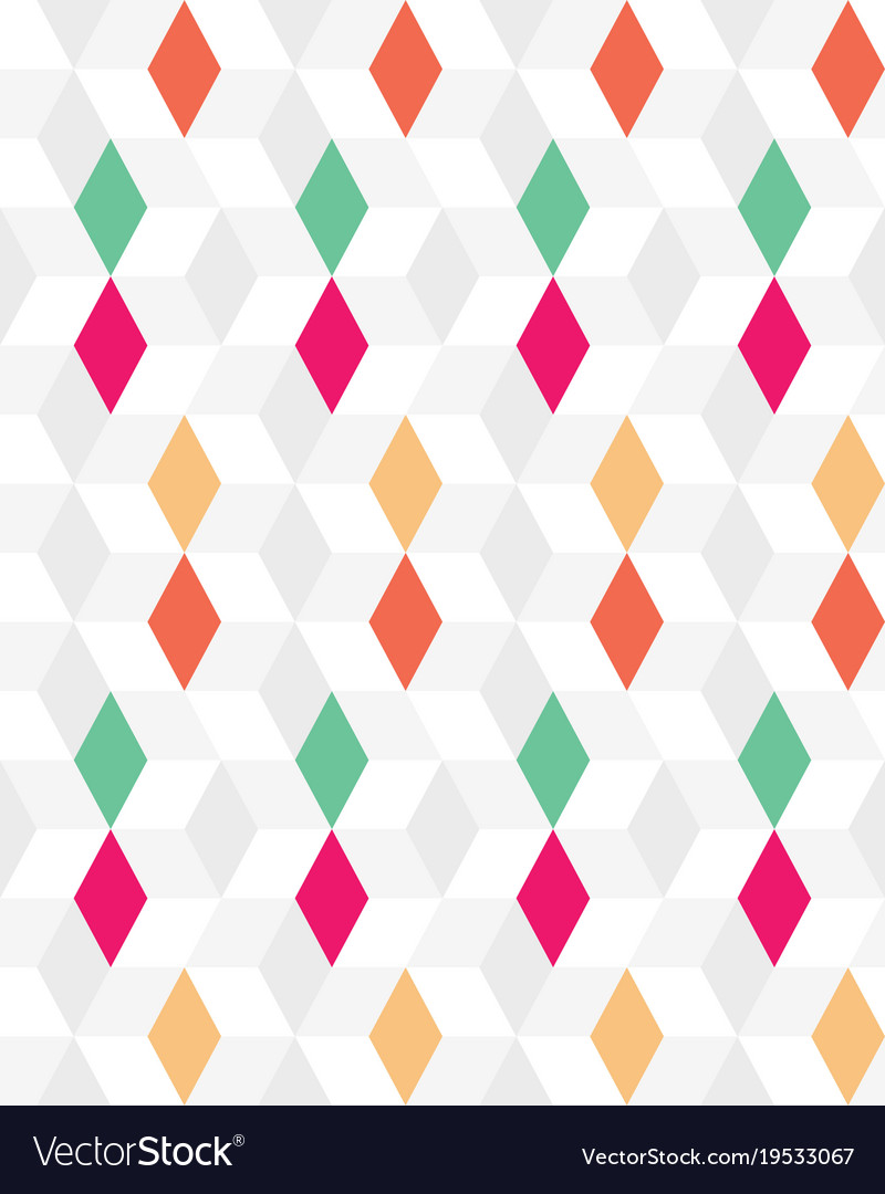 Rhombus seamless pattern Royalty Free Vector Image