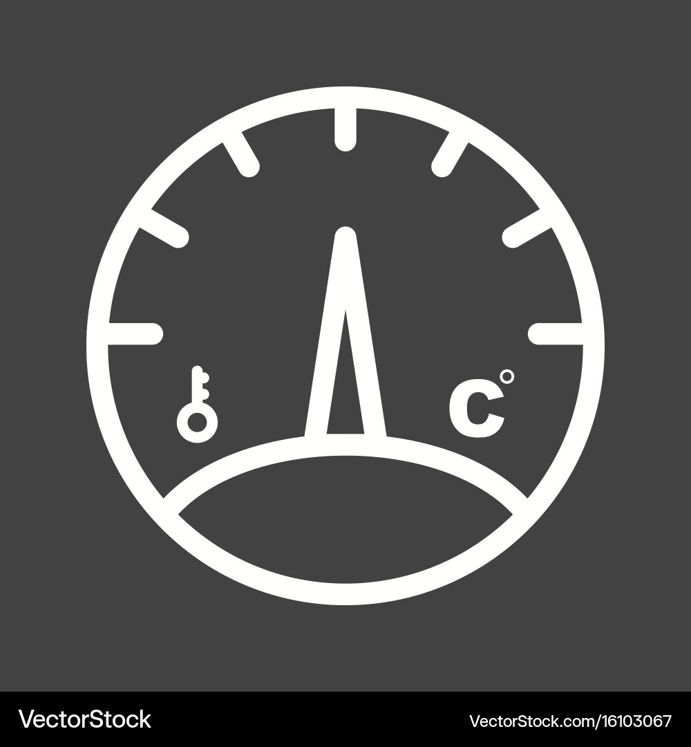 Temperature indicator Royalty Free Vector Image