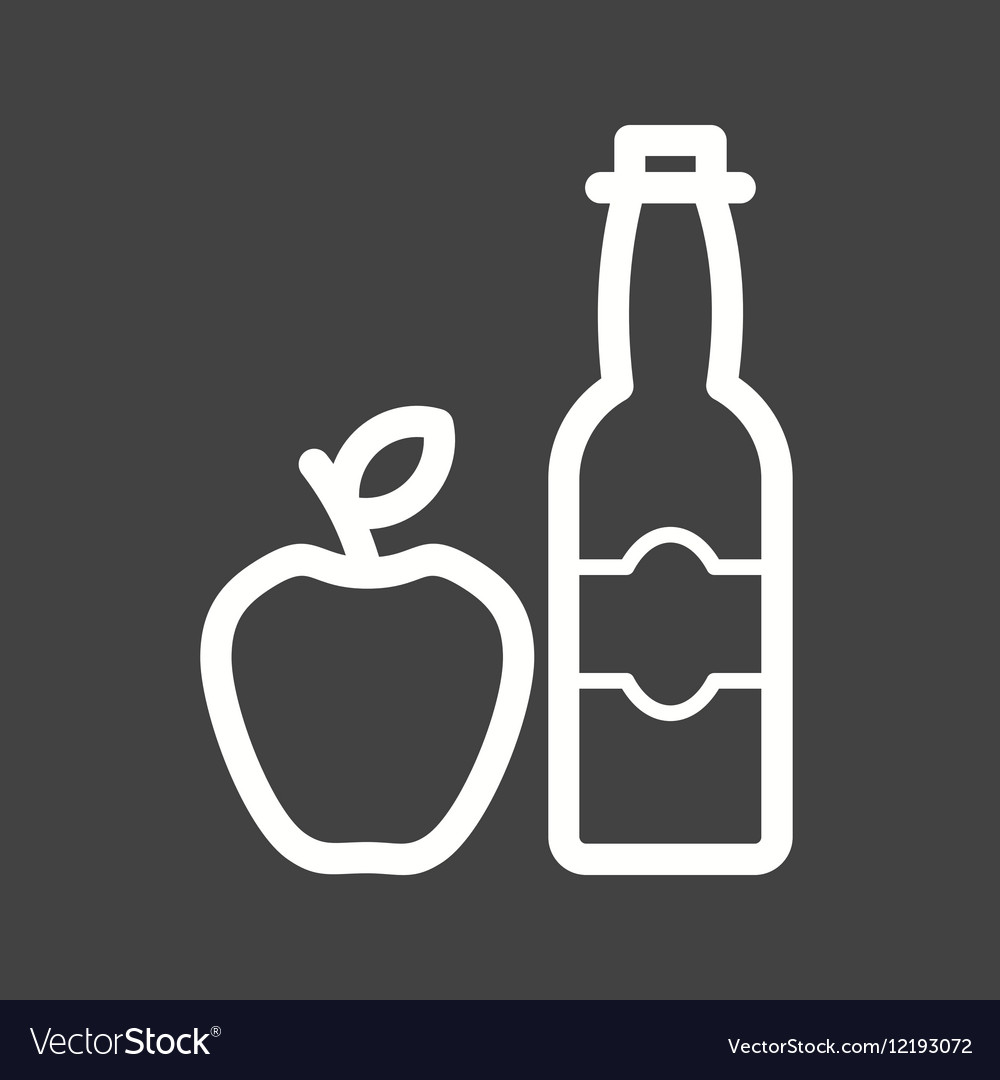 Apple Cider Royalty Free Vector Image Vectorstock