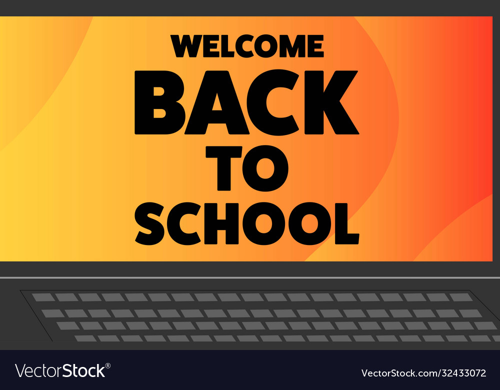 Back to school holiday concept template Royalty Free Vector