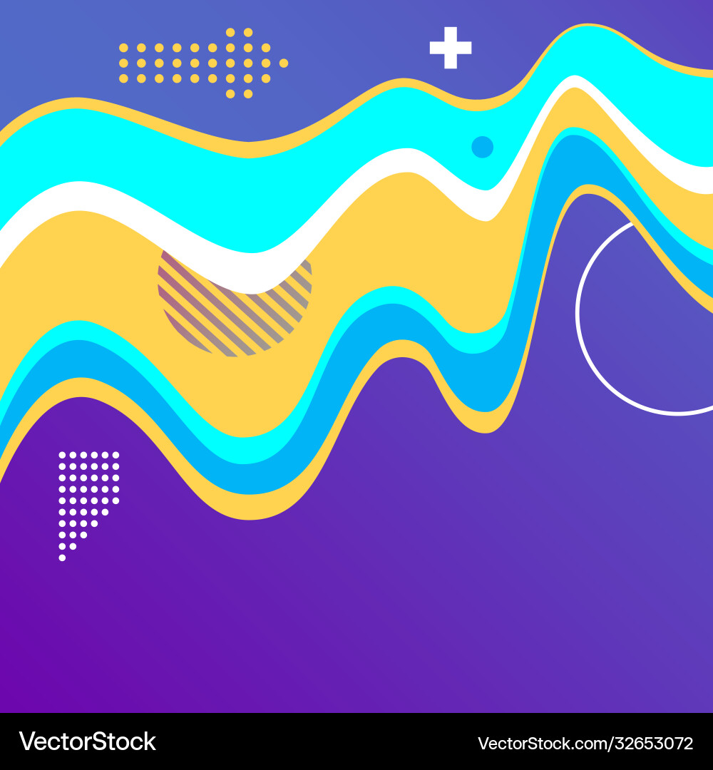 Background template with abstract shapes and color
