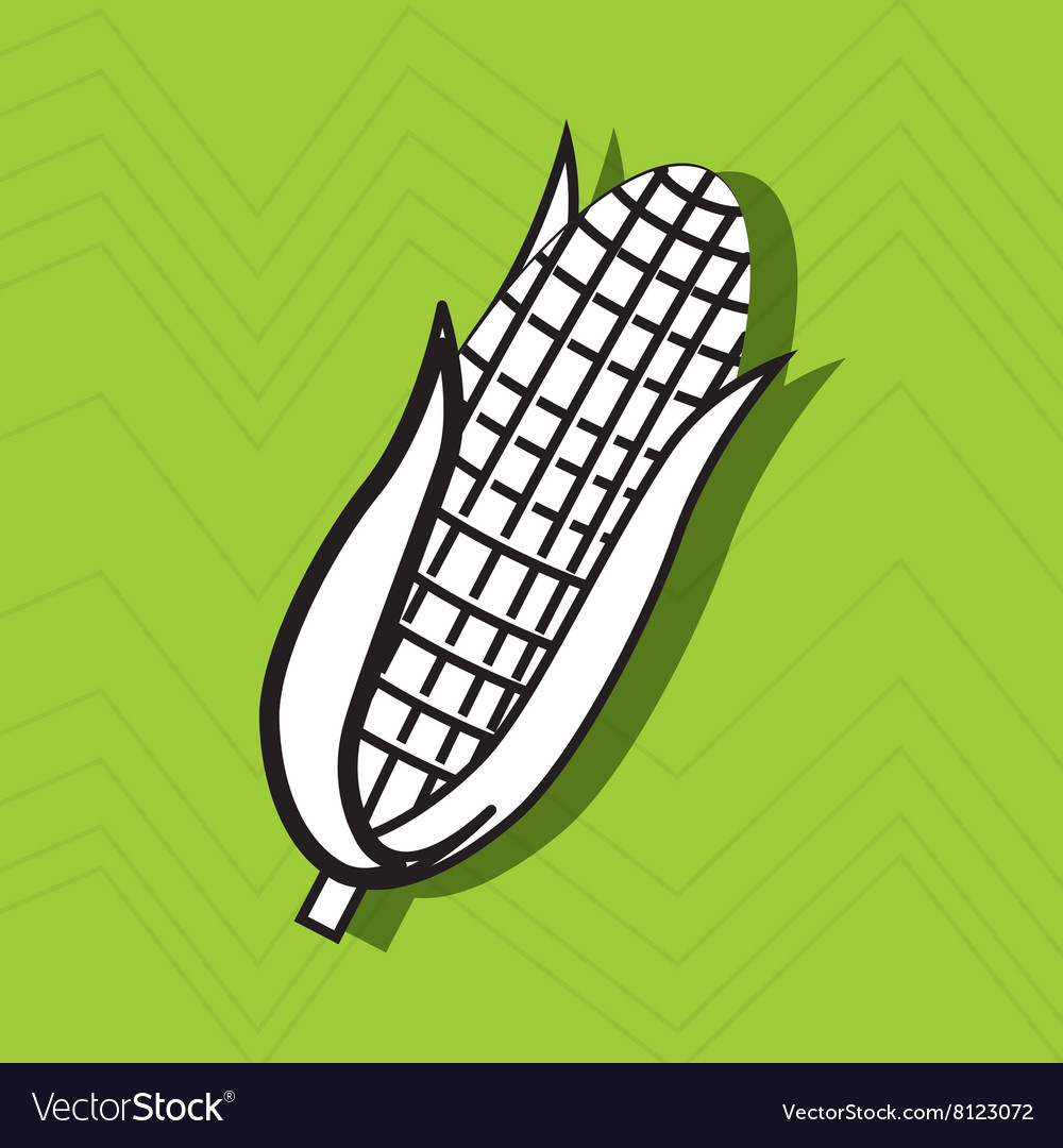 Corn icon design Royalty Free Vector Image - VectorStock