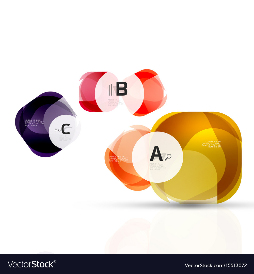 Shiny blank web option boxes Royalty Free Vector Image Shiny blank web option boxes Royalty Free Vector Image