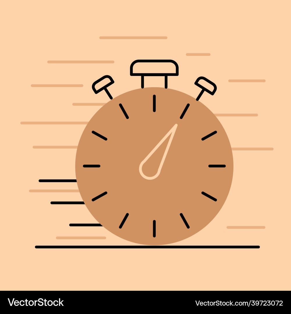Speed chronometer device Royalty Free Vector Image