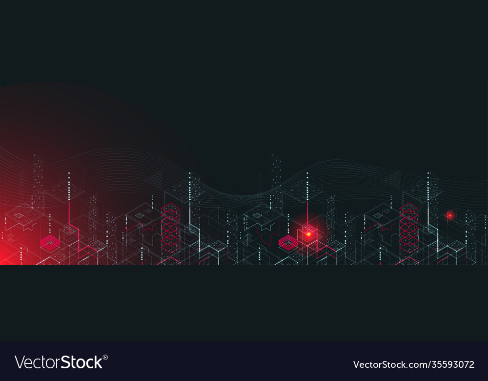 Technology background binary computer code Vector Image Technology background binary computer code Vector Image