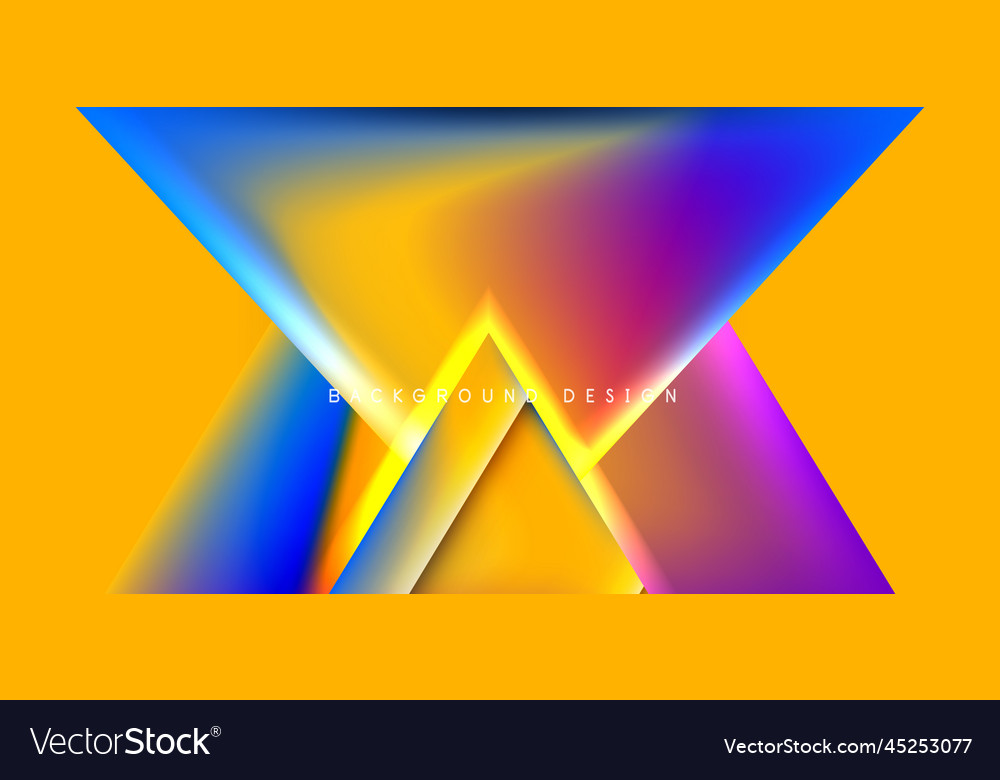 Futuristic triangle abstract background Royalty Free Vector