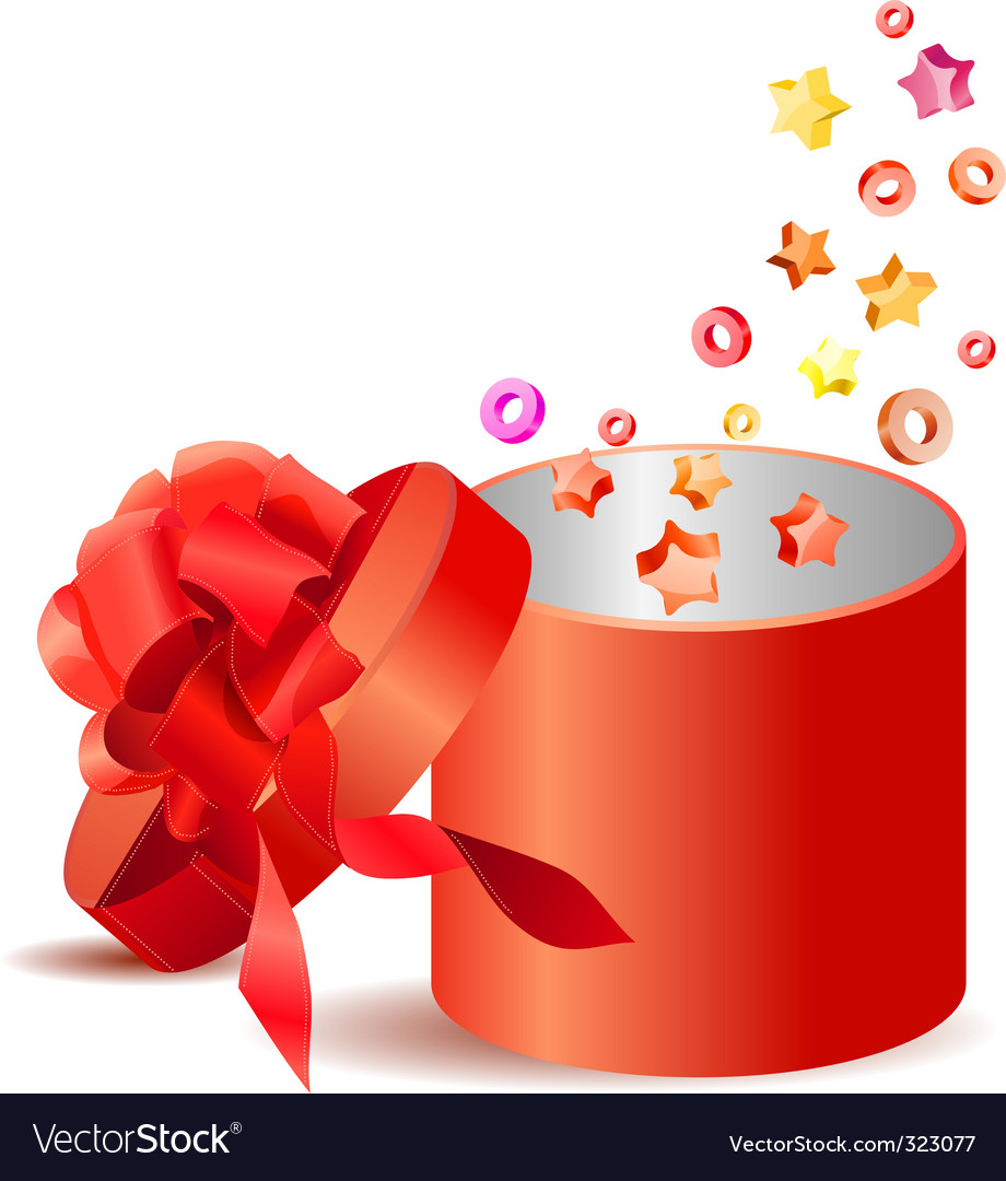 Gift box Royalty Free Vector Image - VectorStock