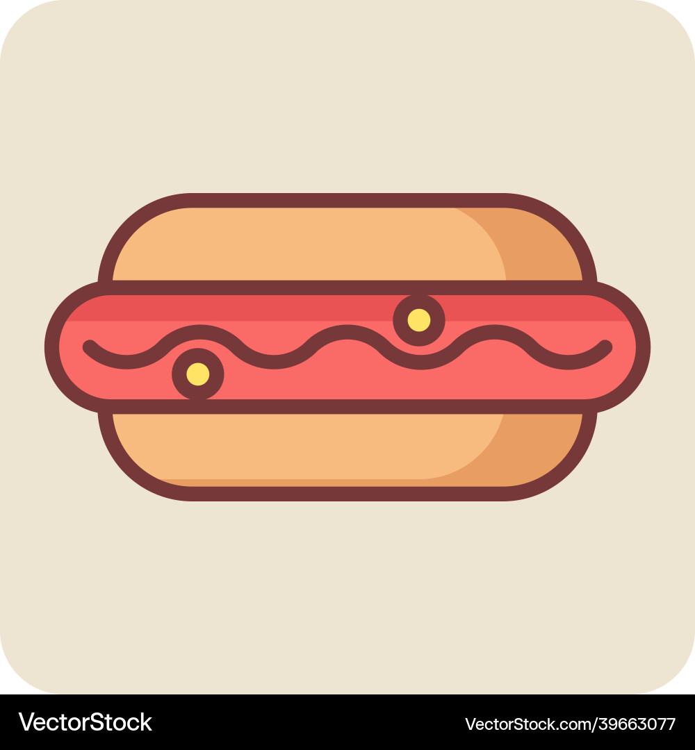 Sausage Royalty Free Vector Image - VectorStock