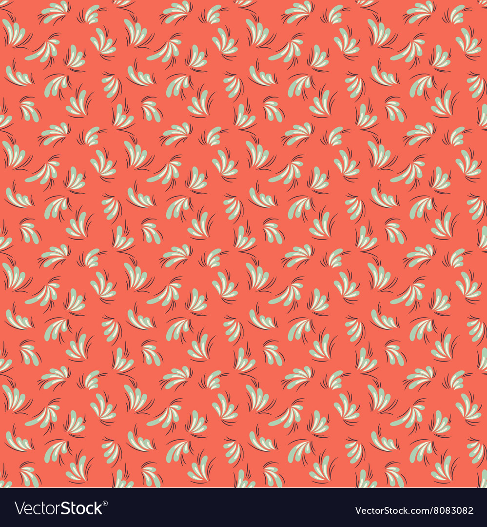 Seamless red abstract pattern Royalty Free Vector Image