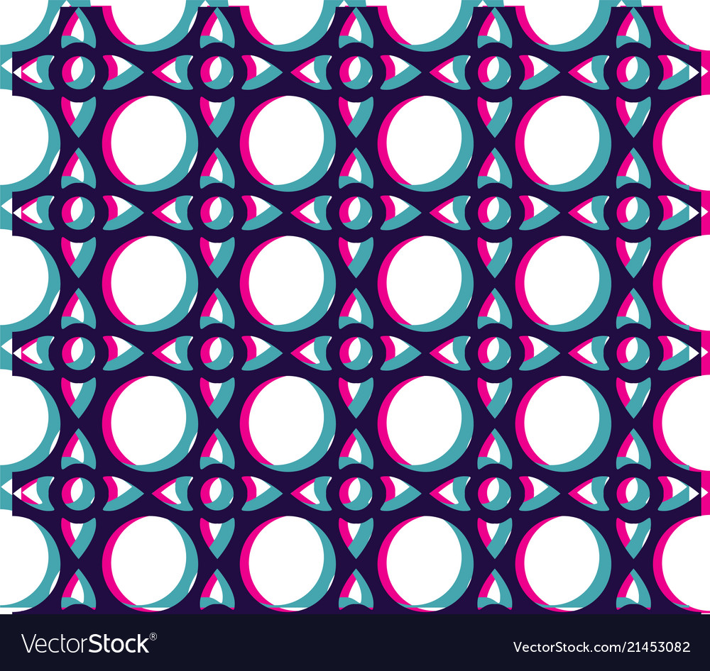 Tricolor geometric pattern Royalty Free Vector Image