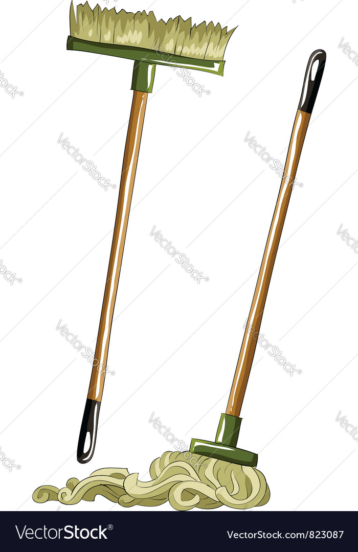 Mop Royalty Free Vector Image - VectorStock
