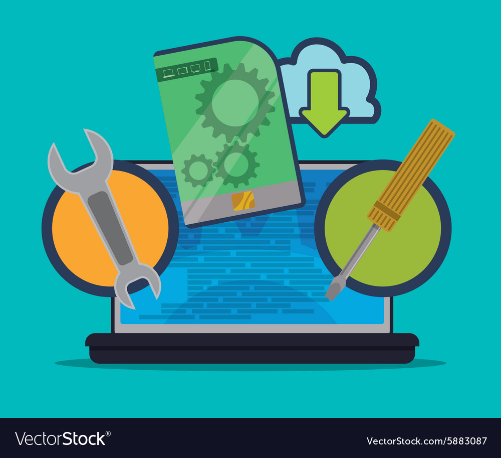 Software design Royalty Free Vector Image - VectorStock