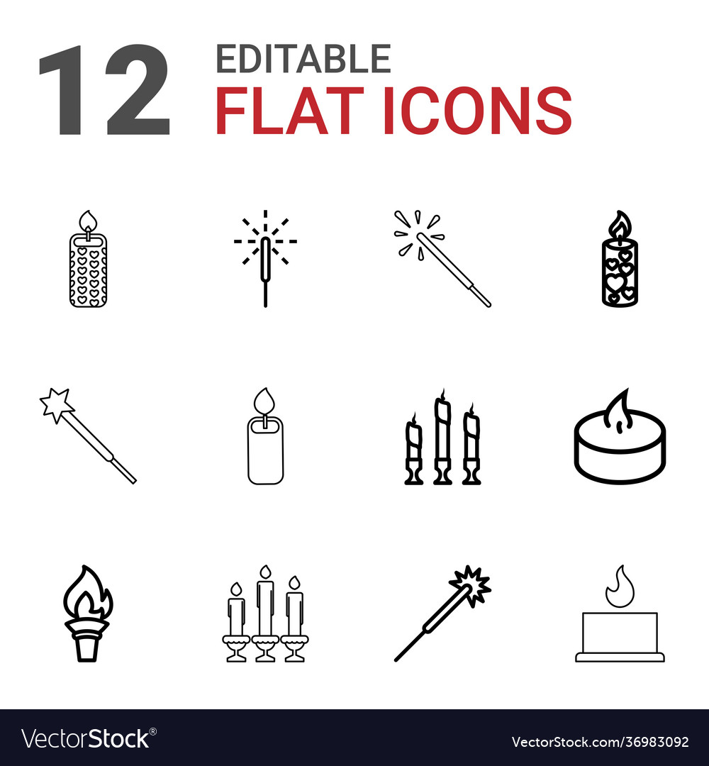 12 glow icons Royalty Free Vector Image - VectorStock