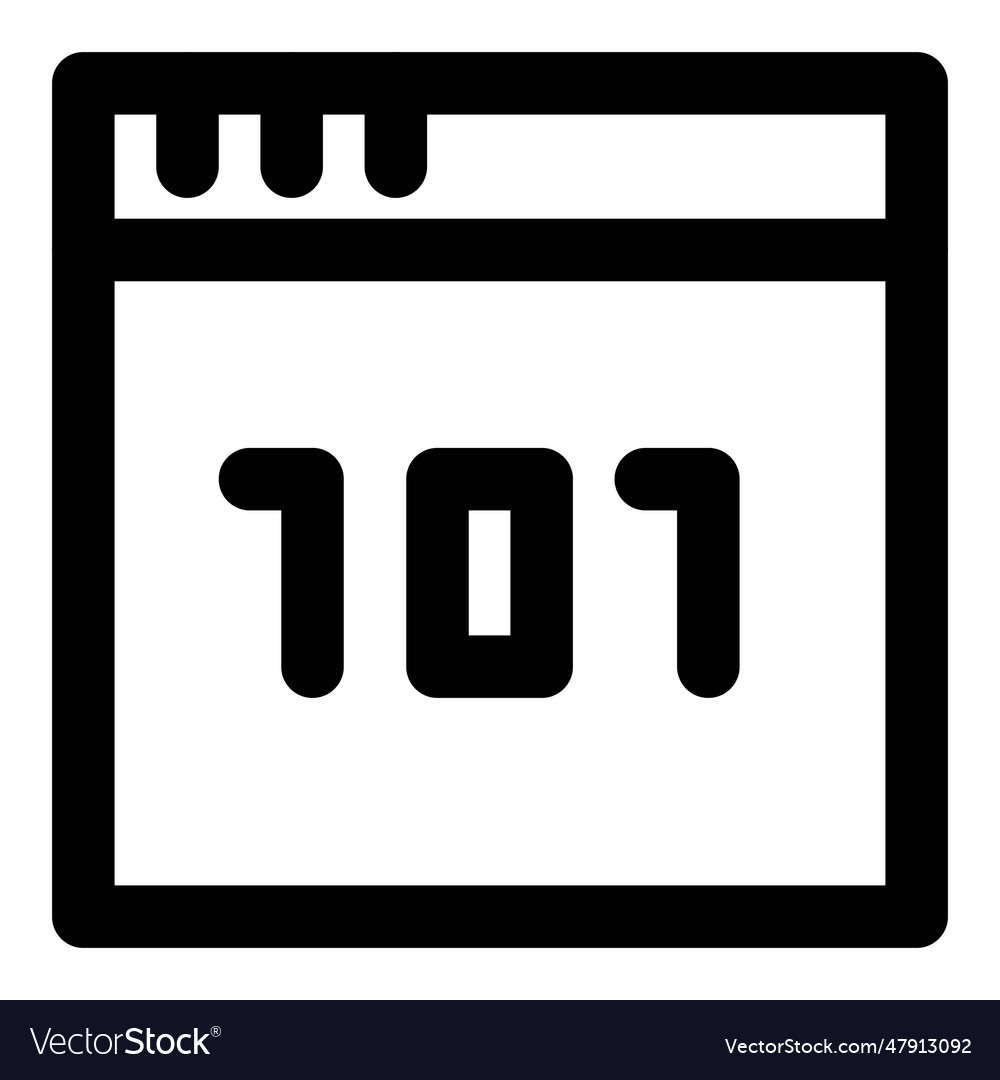 Binary code computer numbering system Royalty Free Vector