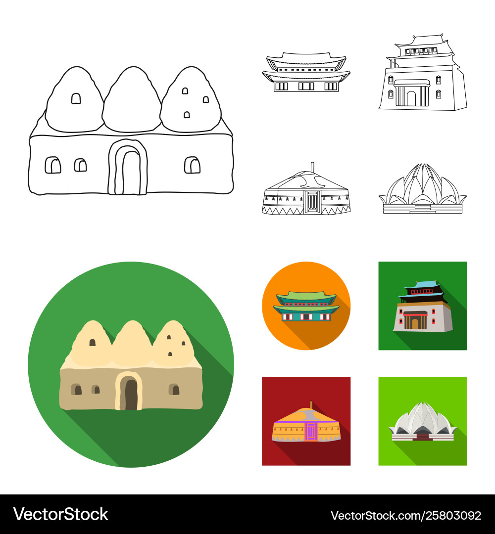 Design town and chinatown symbol Royalty Free Vector Image