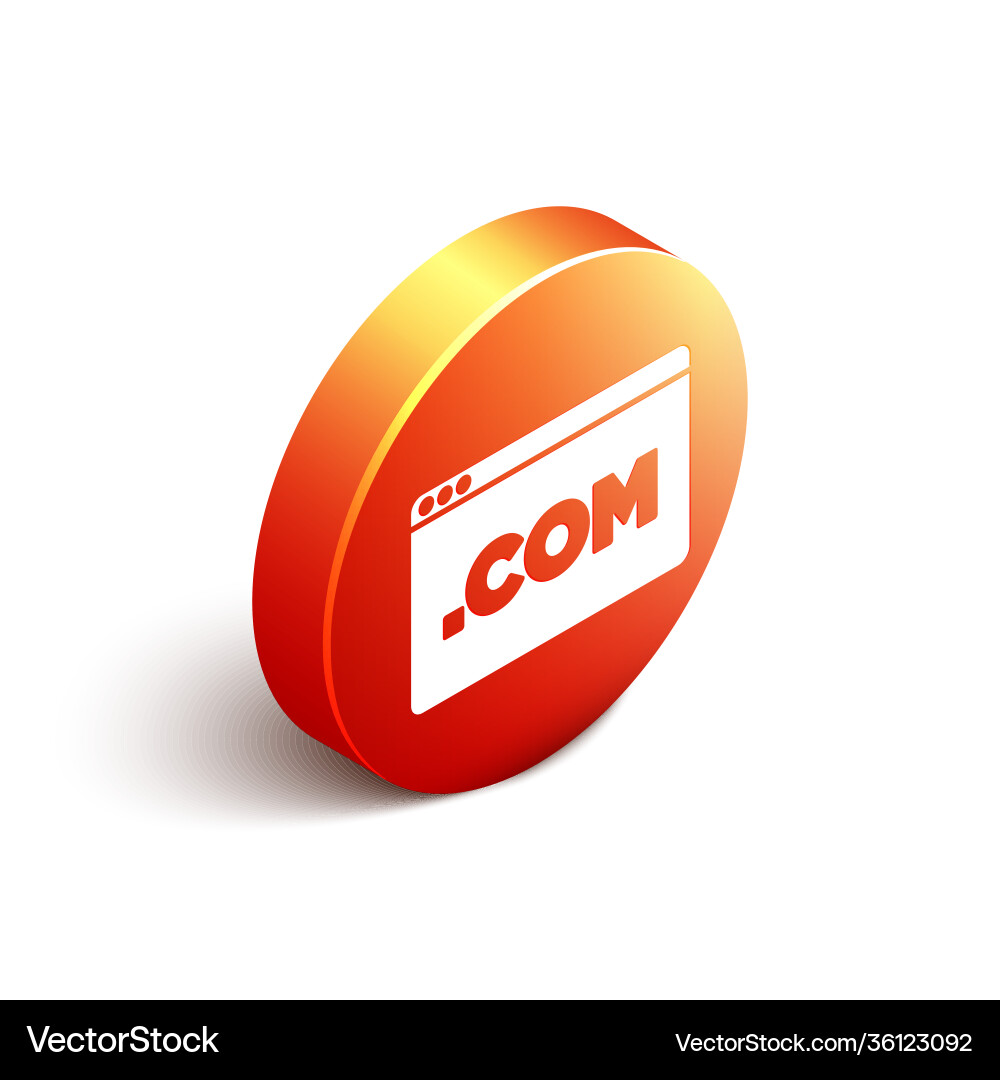 Isometric ui or ux design icon isolated on white Vector Image