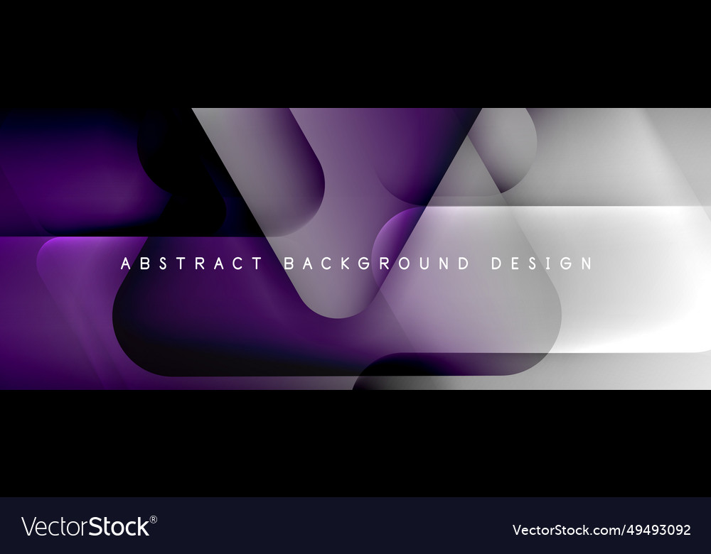 Shadow and light triangle background dynamic Vector Image