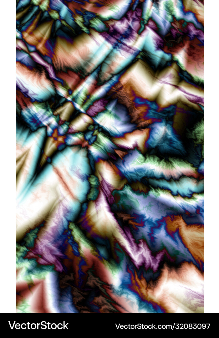 Abstract meditative color fractal background Vector Image
