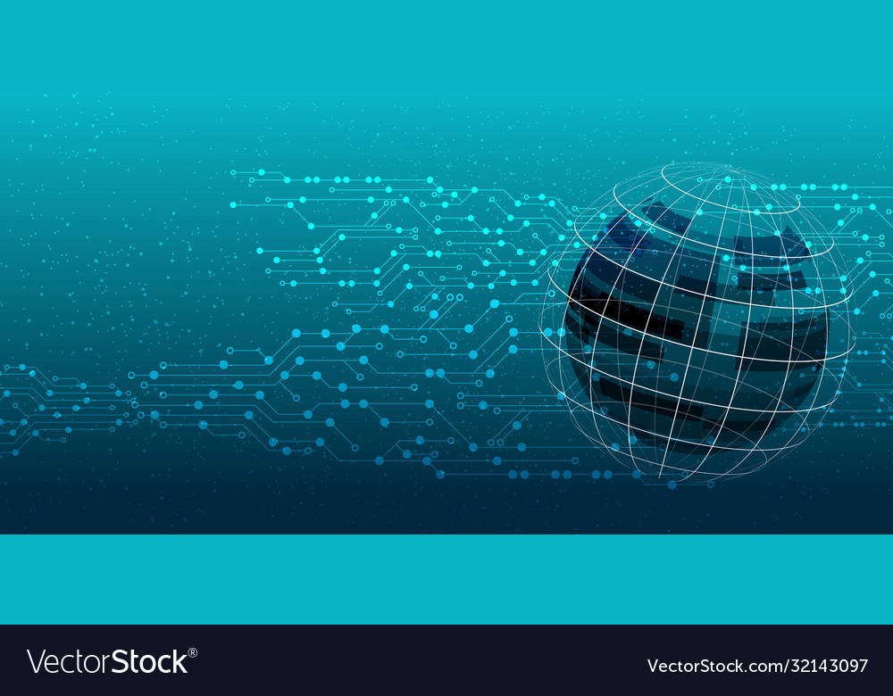 Abstract technological background concept Vector Image