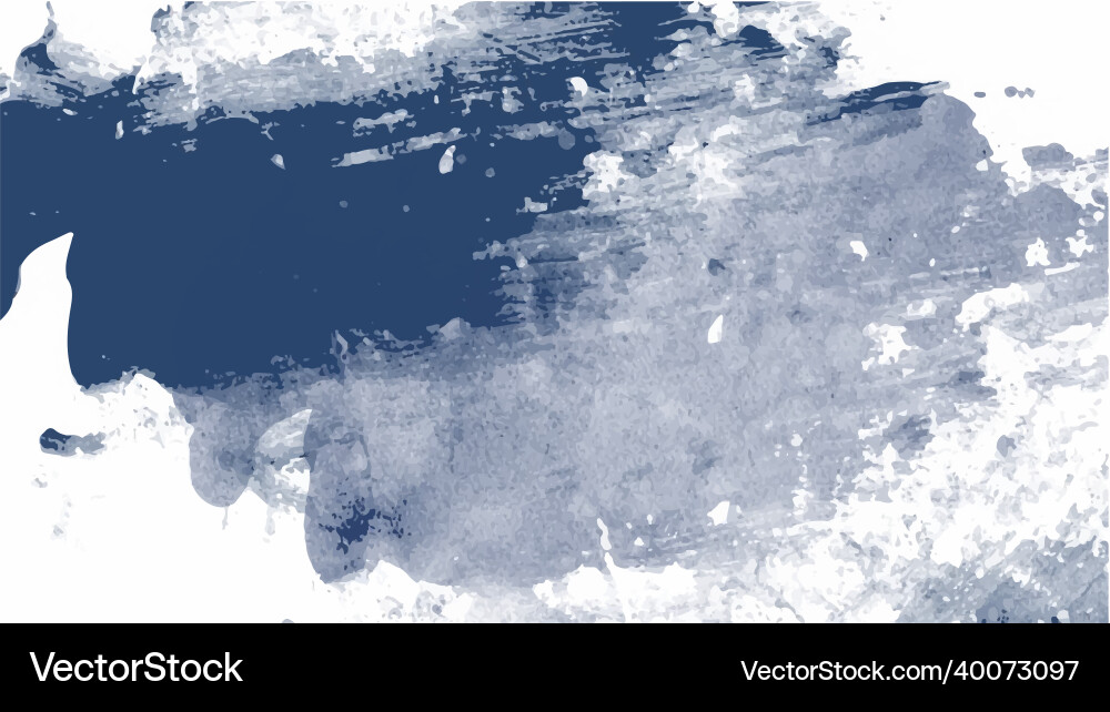 Blue watercolor background for your design Vector Image