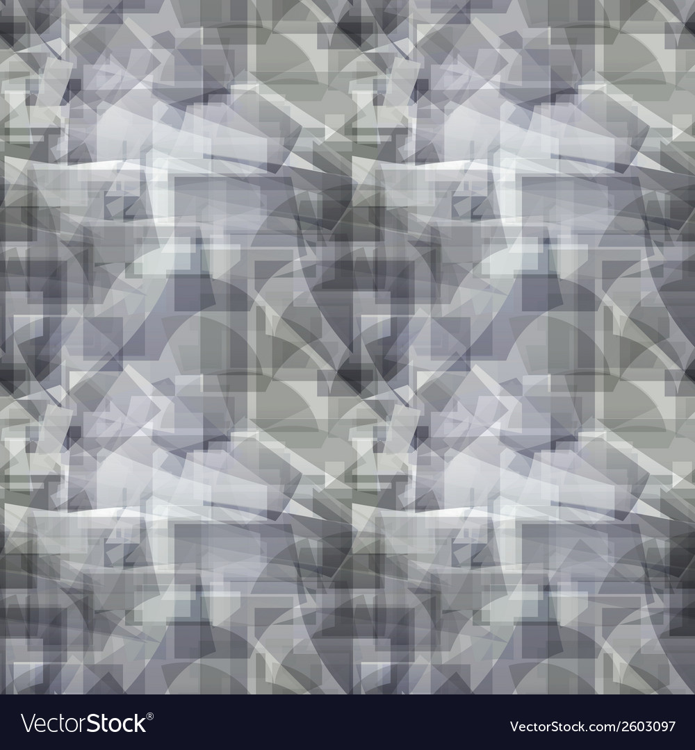 Grey geometric abstract pattern Royalty Free Vector Image