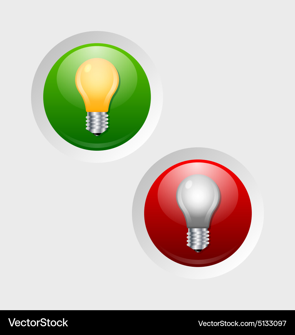 Online and offline icons Royalty Free Vector Image