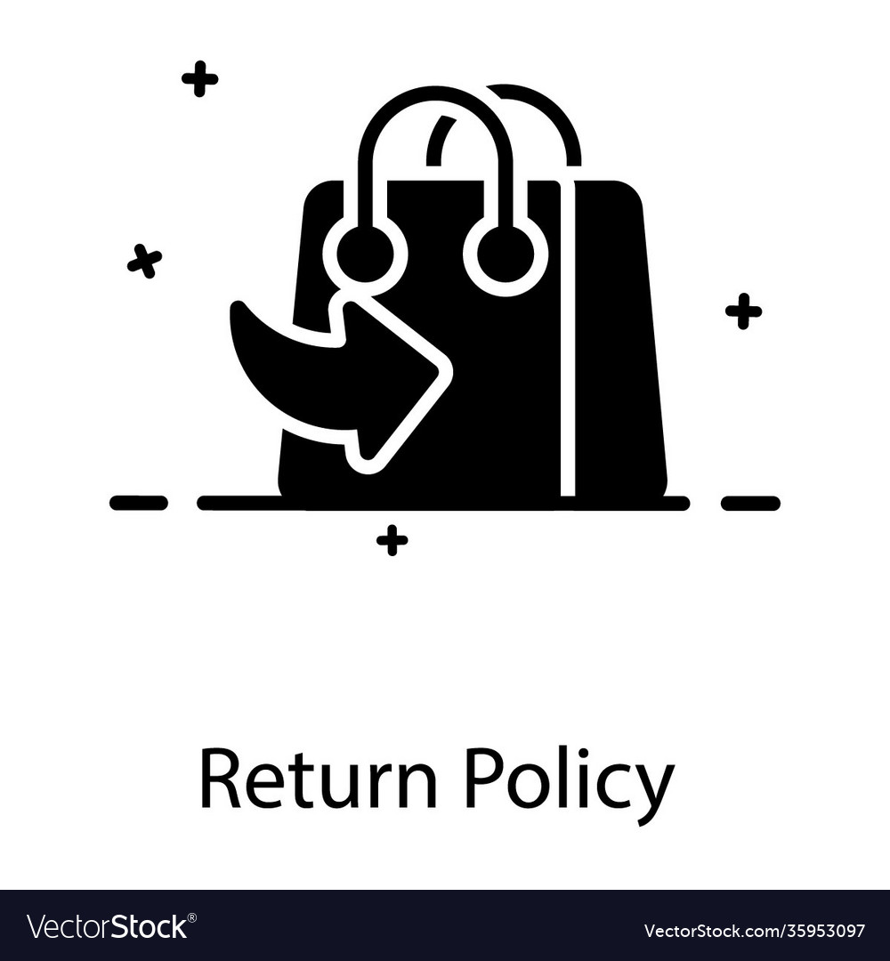 Return policy Royalty Free Vector Image - VectorStock