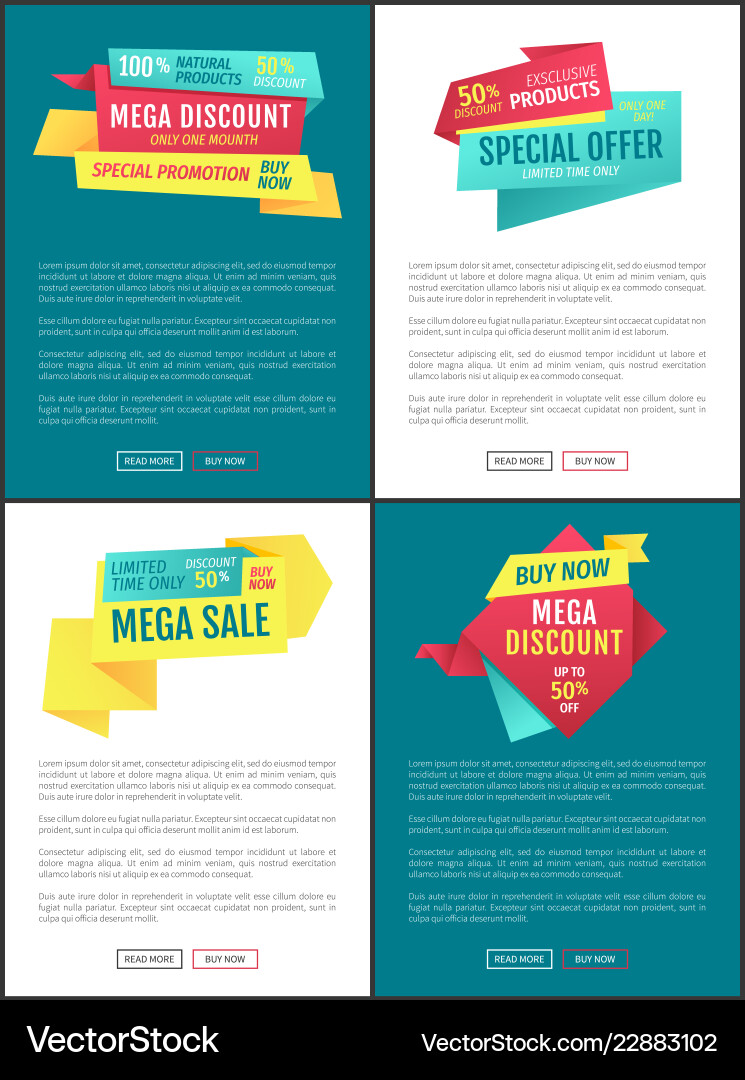 Exclusive sales and discounts Royalty Free Vector Image