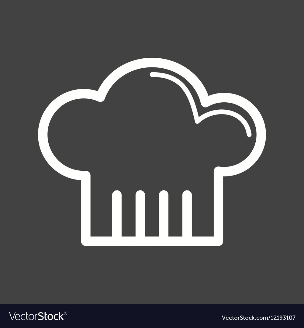 Chef toque Royalty Free Vector Image - VectorStock