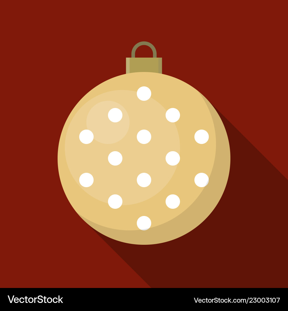 Christmas ball bauble icon suitable for use Vector Image