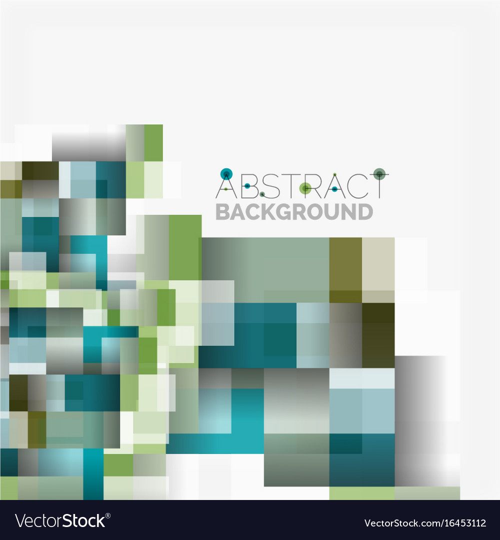 Abstract Blocks Template Design Background Simple Vector Image