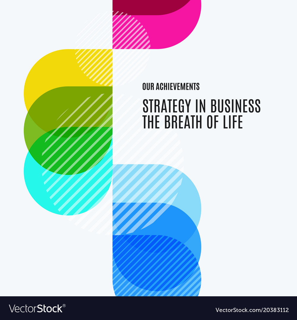 Creative design of abstract design elements Vector Image