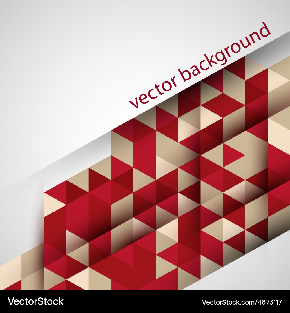 Abstract geometric background triangle Royalty Free Vector